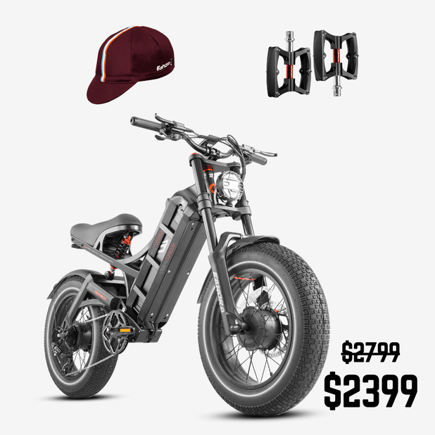 Eahora Romeo Pro II Ebike - 26" 3000W AWD Electric Bike 41 Mph 104 Mi