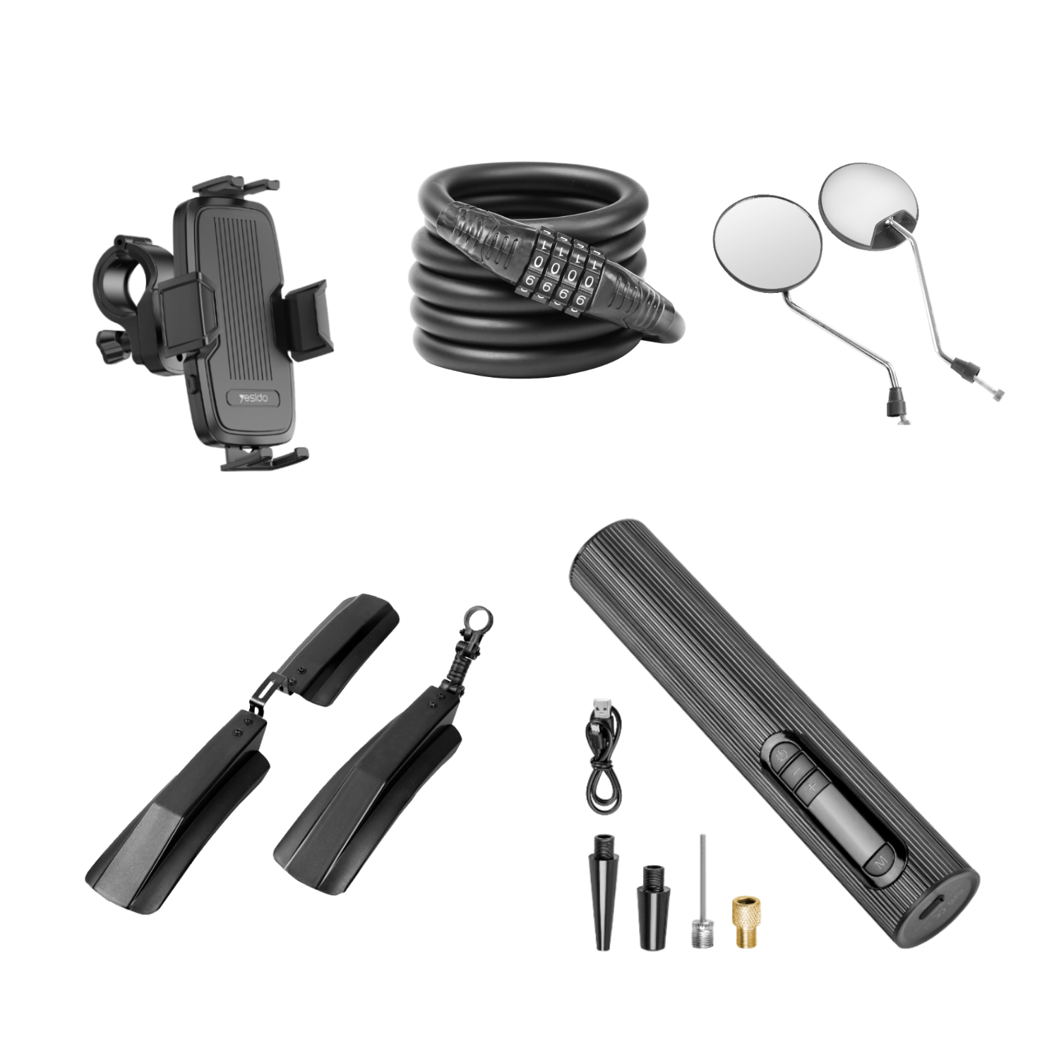 Eahora Retractable Clamps Bicycle Phone Holder