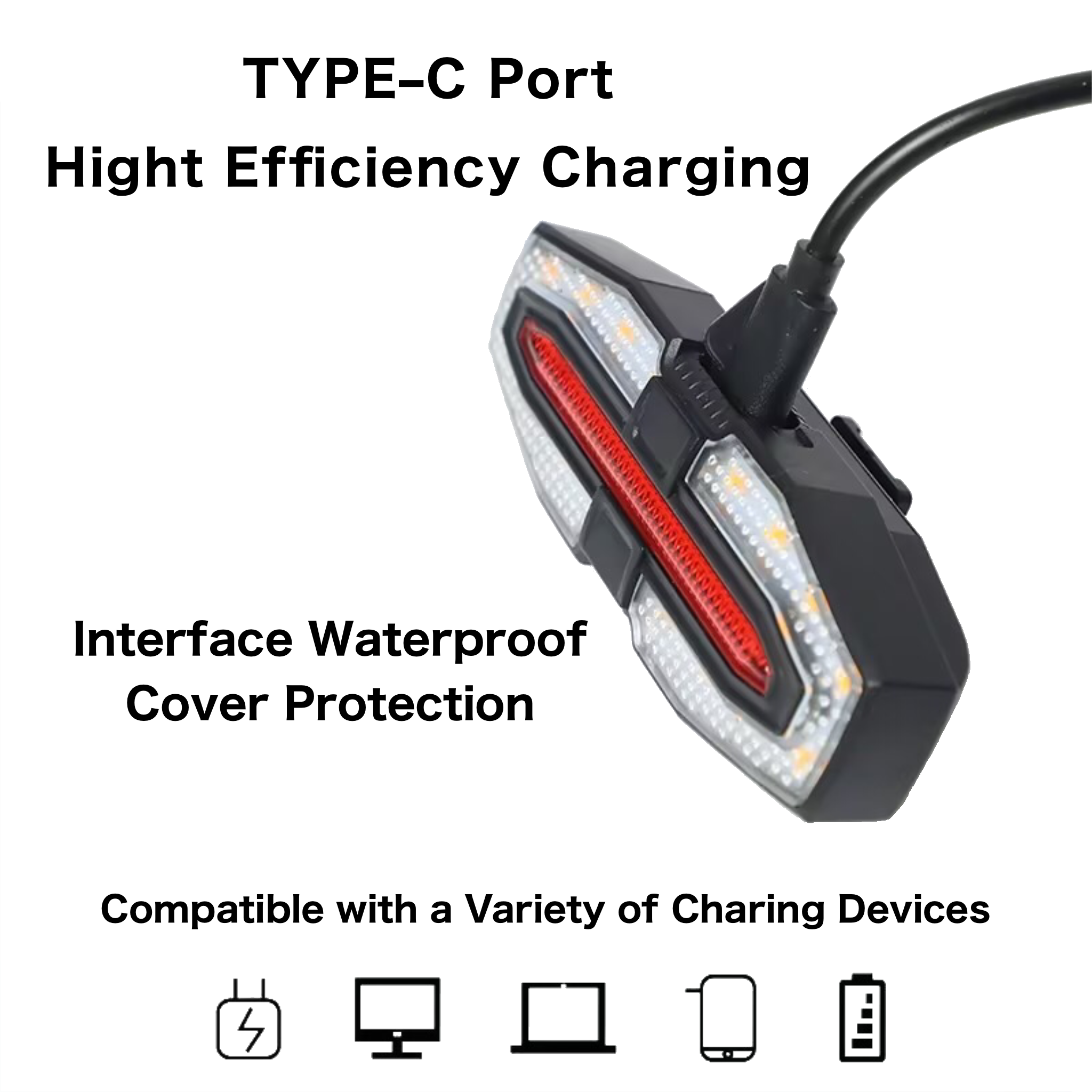 Rear Light For Electric Bike | Eahora Ebike