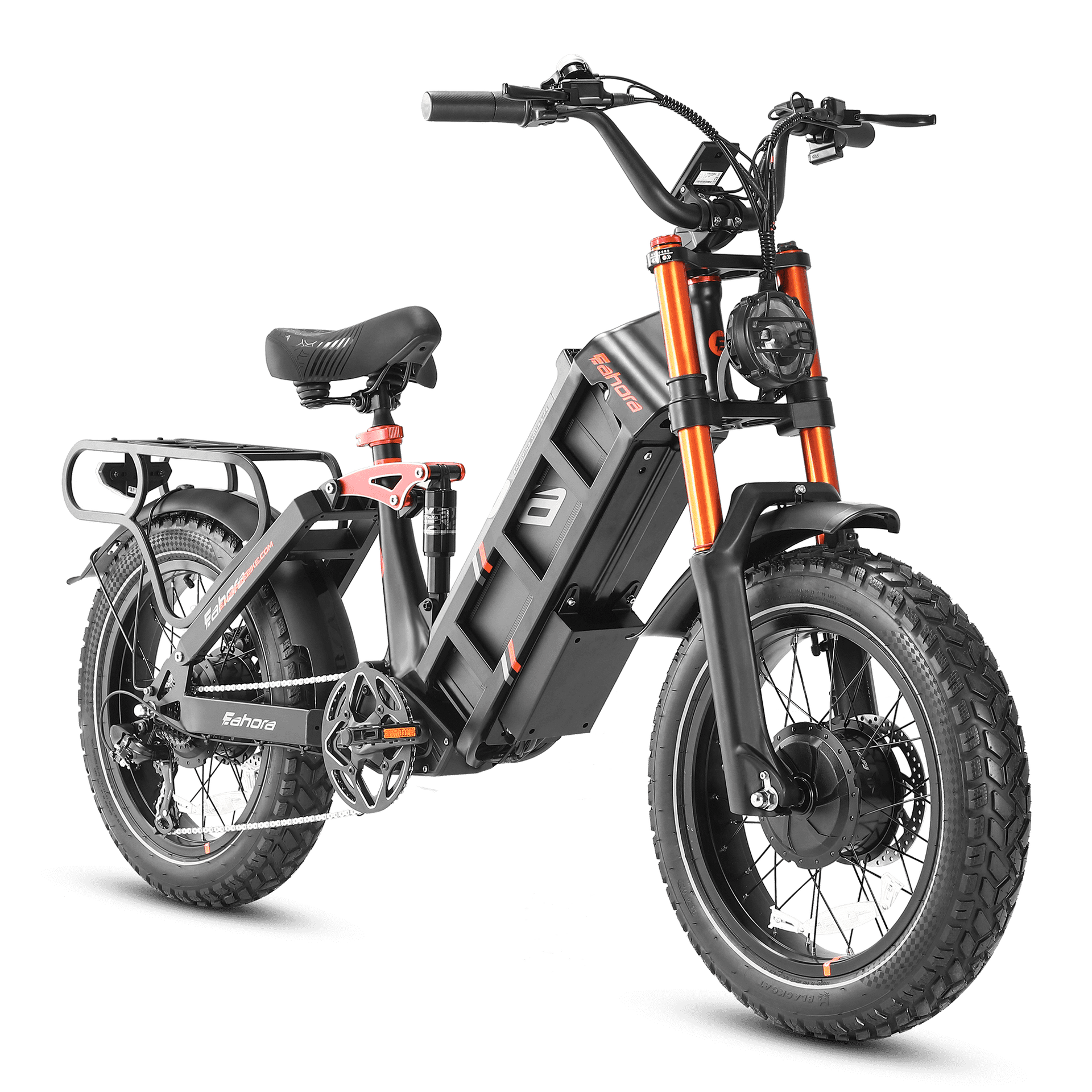 Eahora Juliet Pro II Ebike - 20" 4400W AWD Ebike 70Ah Battery Step-thru