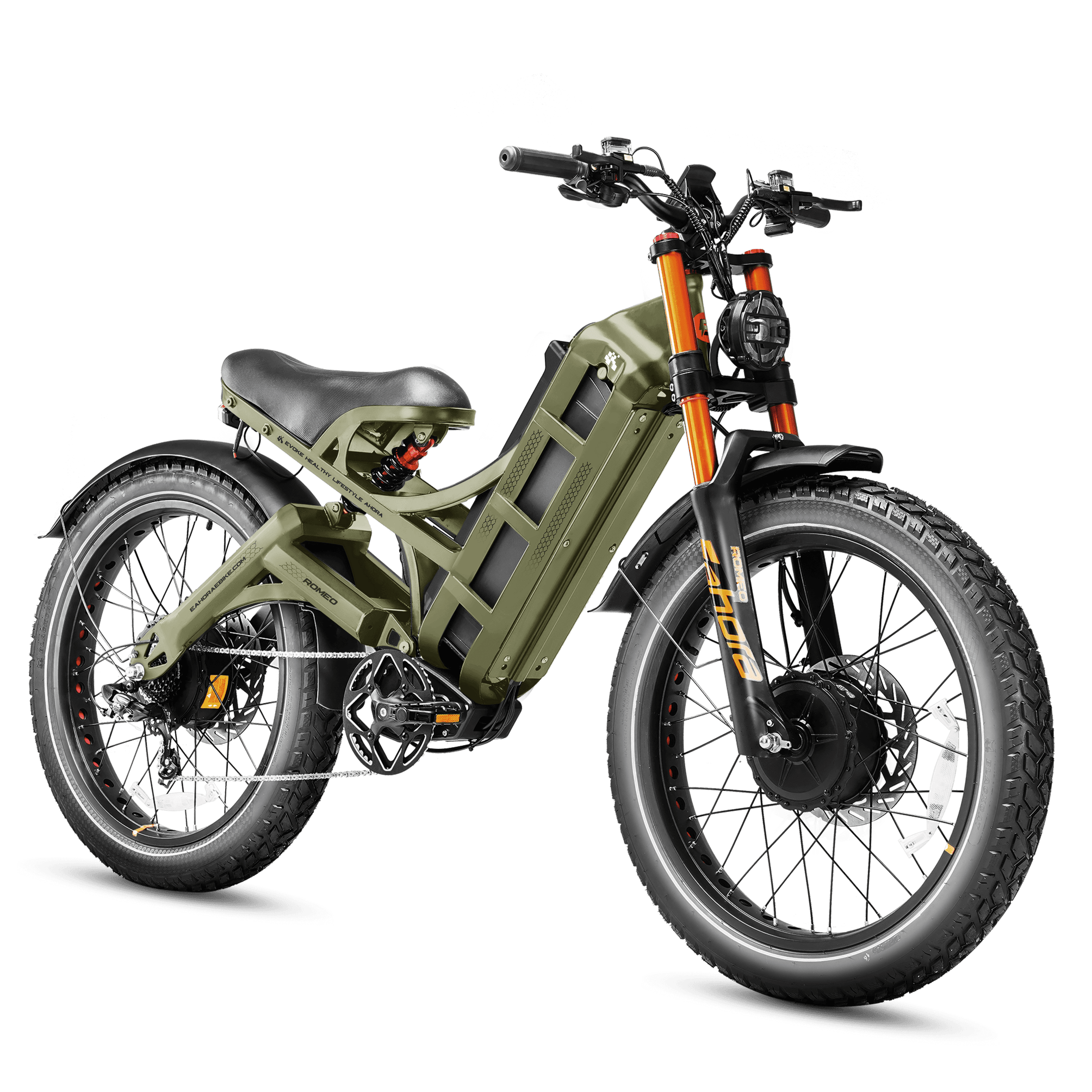 Eahora Romeo Ultra Ebike - 26" 3000W AWD Electric Bike 42 Mph 200 Mi