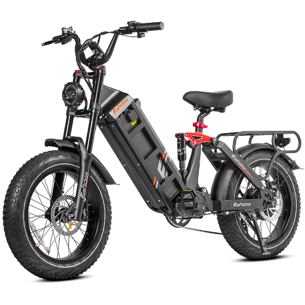 Eahora Juliet II Electric Bike - 20" 1500W 60Ah 4-Bar-Link Suspension