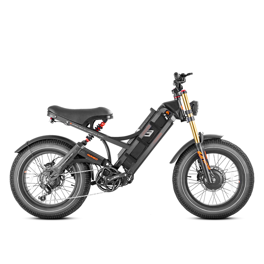Eahora Romeo Pro II Ebike - 26" 3000W AWD Electric Bike 41 Mph 104 Mi