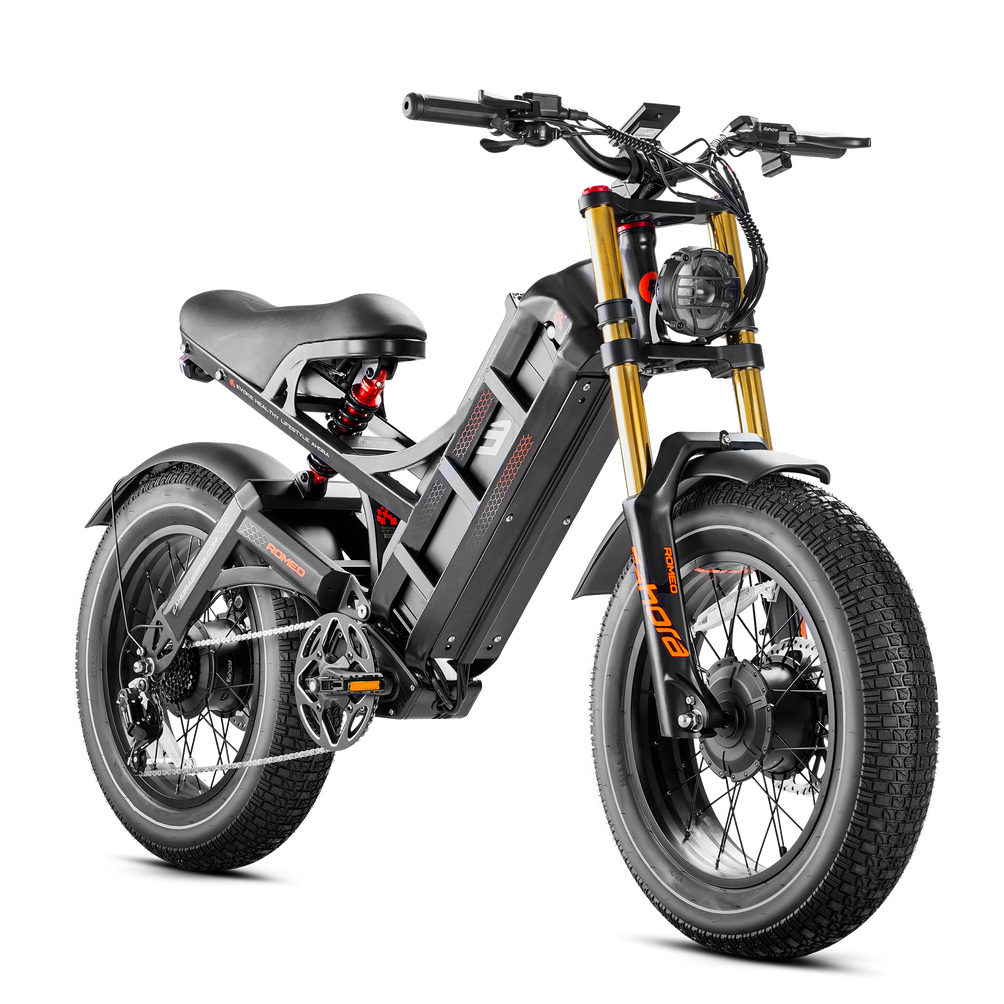 Eahora Romeo II Electric Bike - 20" 52V 2500W AWD Full Suspension